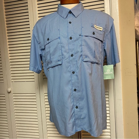 Magellan Outdoors | Shirts | Nwt Magellan Fish Gear Size Large Aransas ...